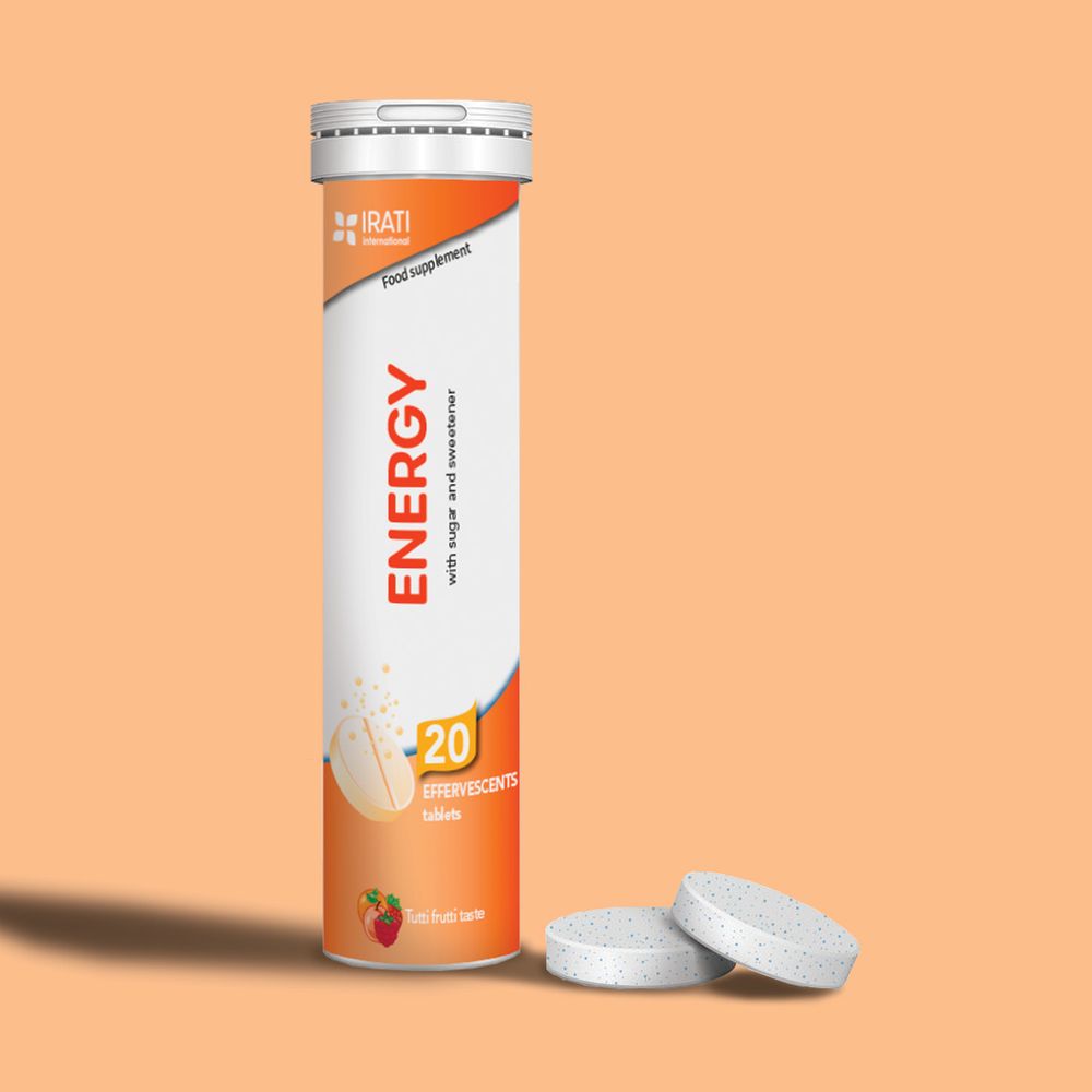 Energy Effervescent tablet - Irati Group